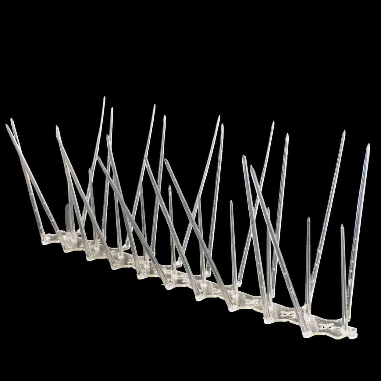 ProNet® Bird Spikes Pigeon Control Spikes, Polycarbonate Transparent 3 ...